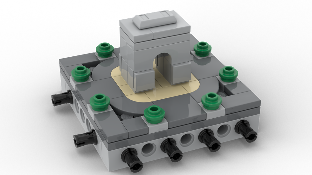 LEGO MOC Arc de Triomphe | Nano Modular World by 2in1 | Rebrickable ...
