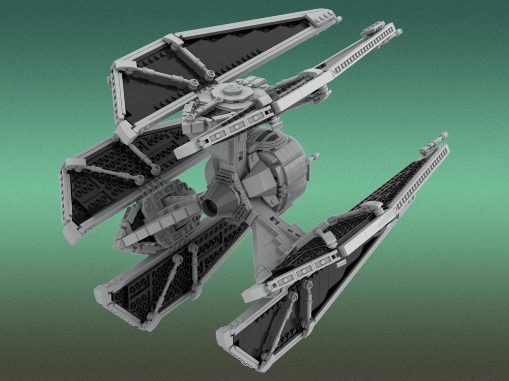 LEGO MOC TIE / D Defender - Short by thomin | Rebrickable - Build with LEGO