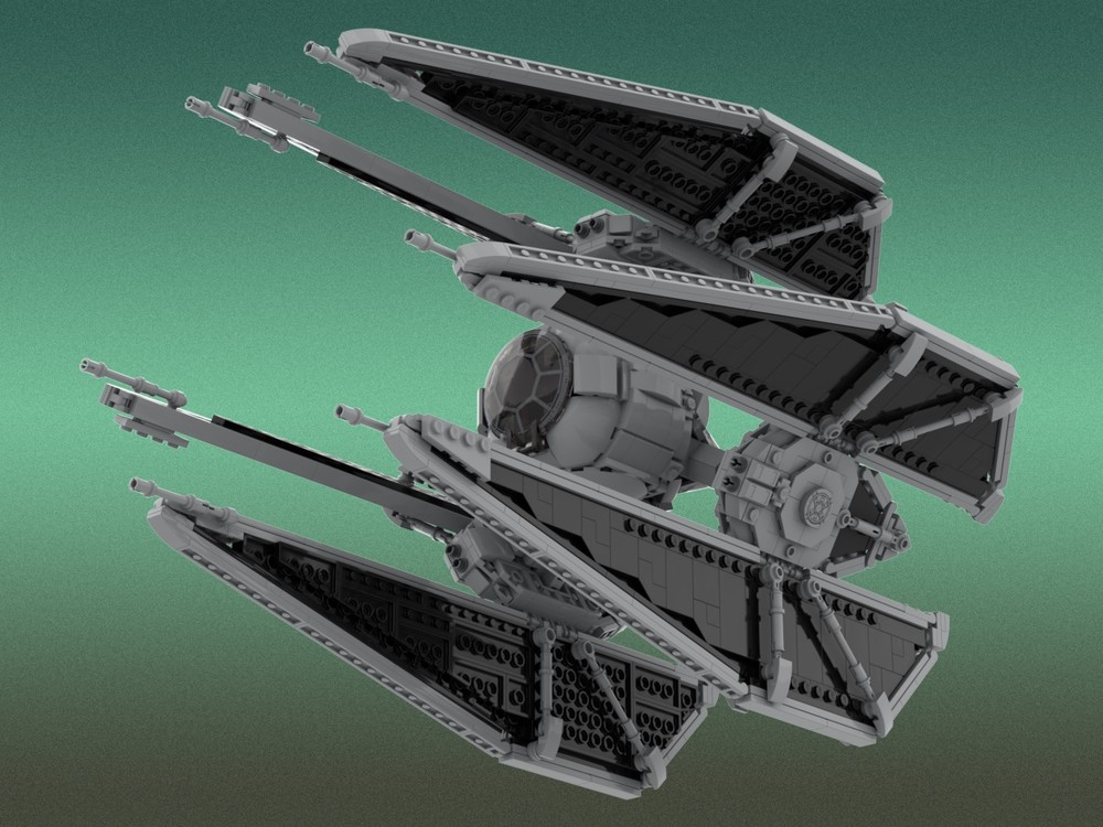 LEGO MOC TIE / D Defender - Short by thomin | Rebrickable - Build with LEGO