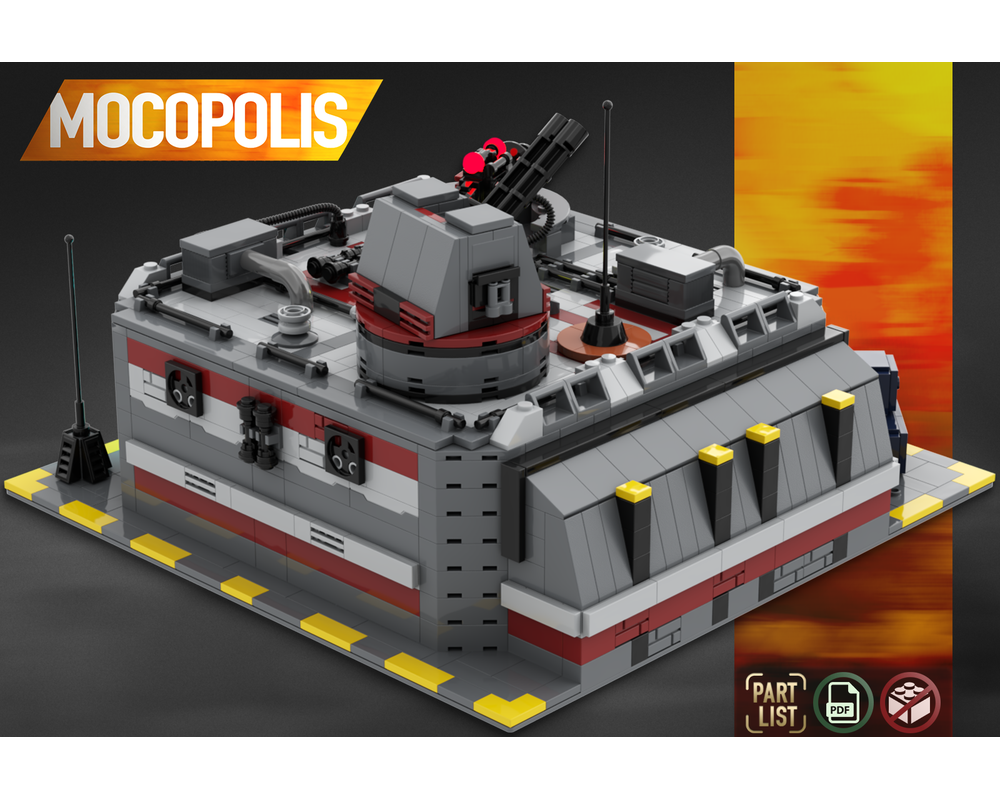 LEGO MOC SW Clone Base Warehouse by MOCOPOLIS | Rebrickable - Build ...