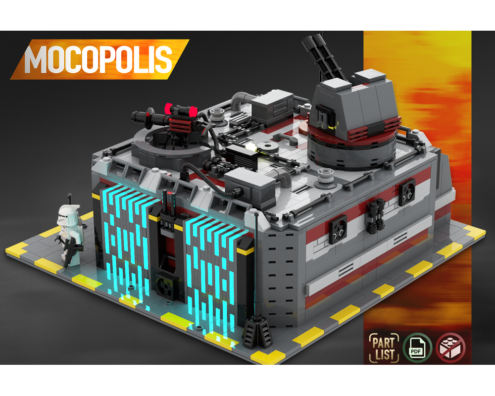 LEGO MOC SW Clone Base Warehouse by MOCOPOLIS | Rebrickable - Build ...