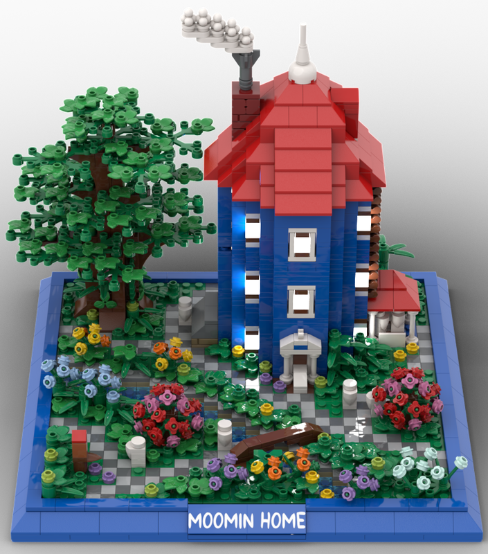 LEGO MOC Microscale "Moomin Home" by Pabst Creations | Rebrickable ...