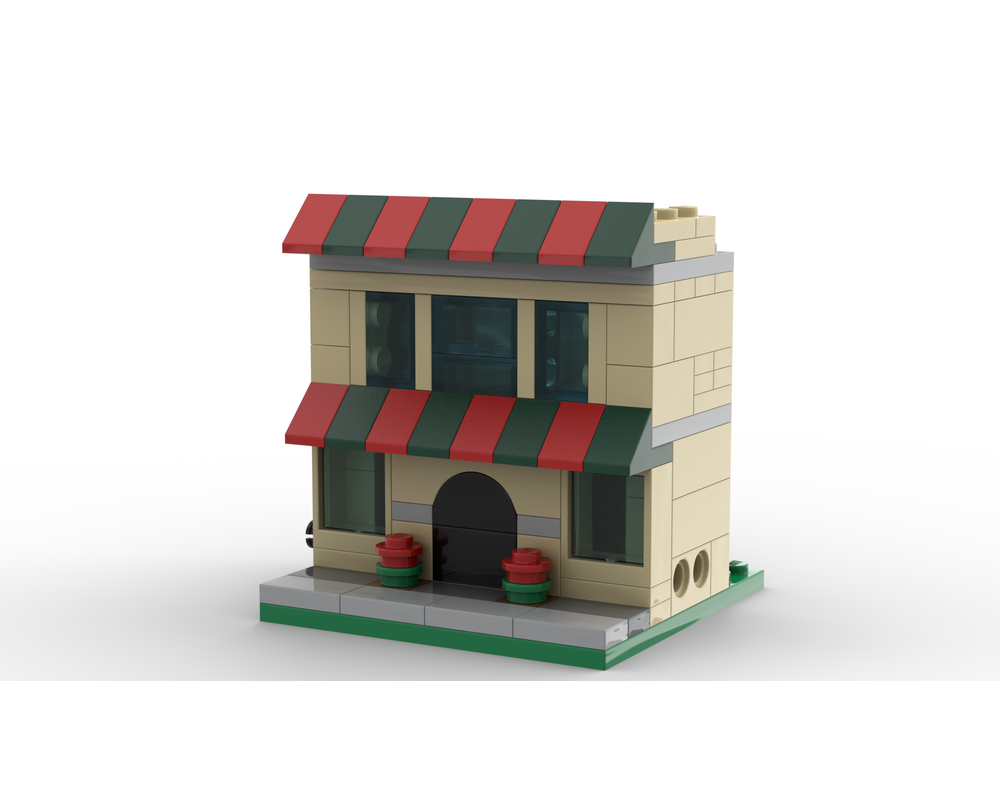LEGO MOC Modular Restaurant by ARJBros | Rebrickable - Build with LEGO