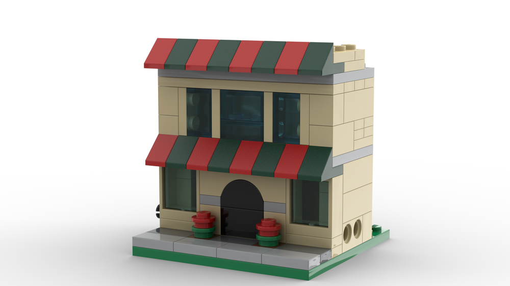 LEGO MOC Modular Restaurant by ARJBros | Rebrickable - Build with LEGO