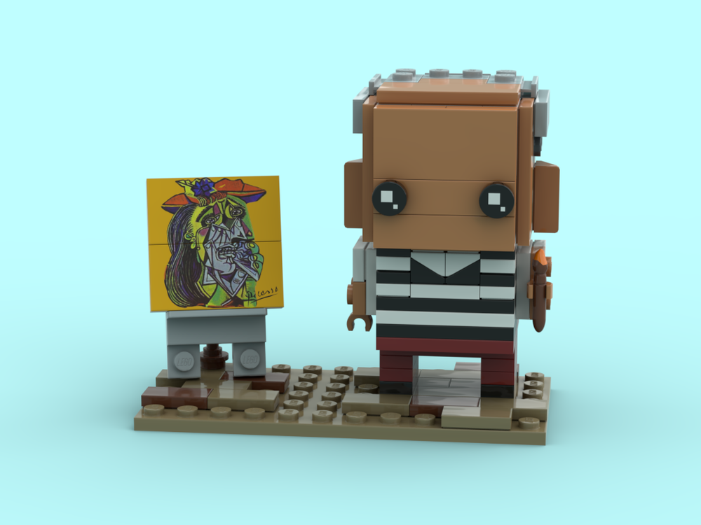 LEGO MOC Pablo Picasso by GetMeBricked | Rebrickable - Build with LEGO