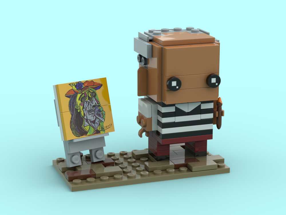 LEGO MOC Pablo Picasso by GetMeBricked | Rebrickable - Build with LEGO
