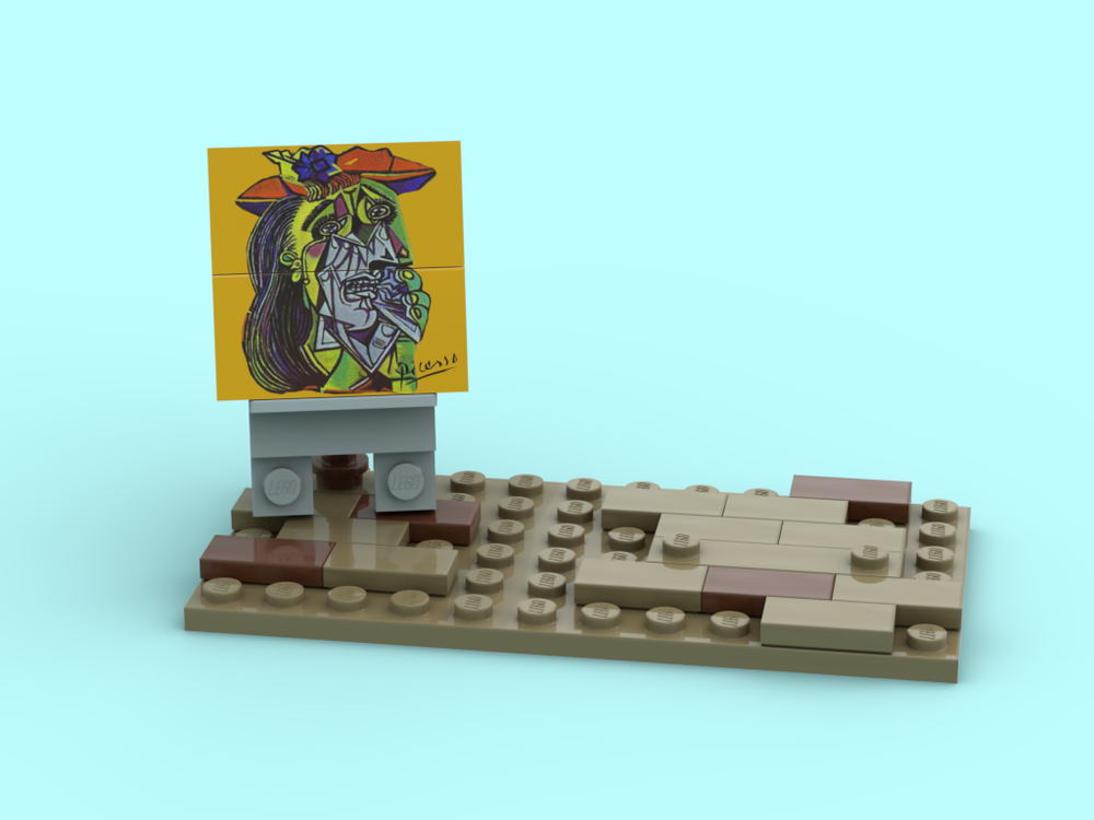 LEGO MOC Pablo Picasso by GetMeBricked | Rebrickable - Build with LEGO