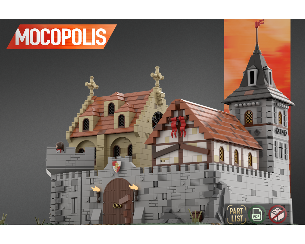 LEGO MOC Medieval Castle 2 by MOCOPOLIS | Rebrickable - Build with LEGO