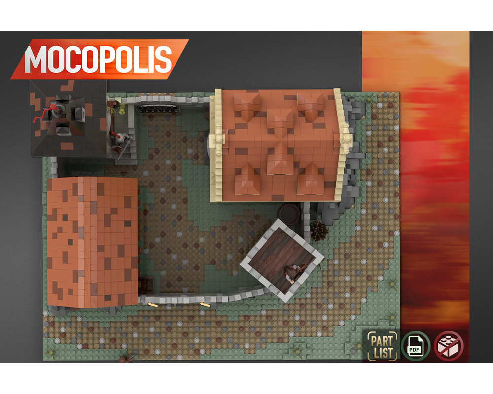 LEGO MOC Medieval Castle 2 by MOCOPOLIS | Rebrickable - Build with LEGO