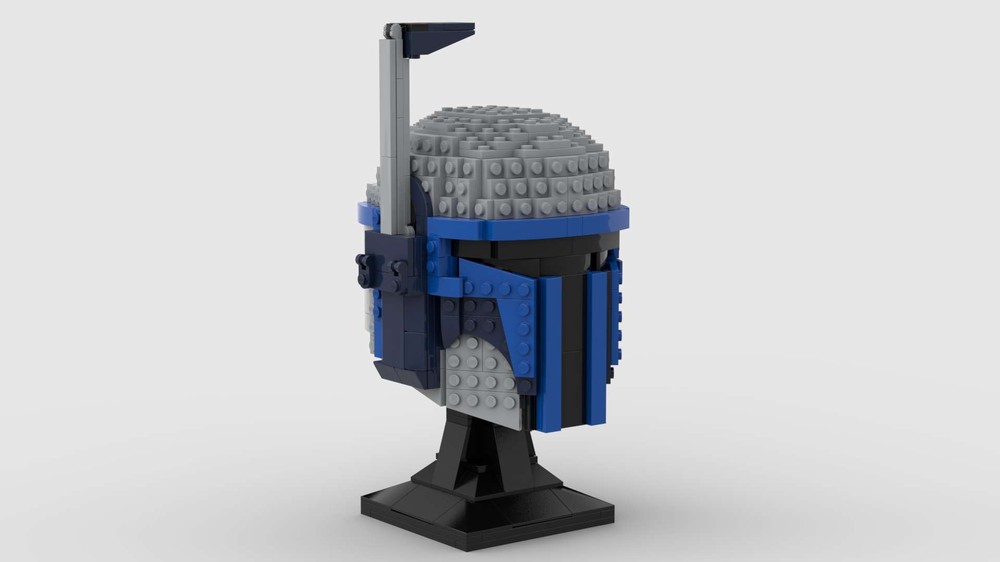 Lego Moc Jango Helmet Collection Bust By Bigjudge Rebrickable Build