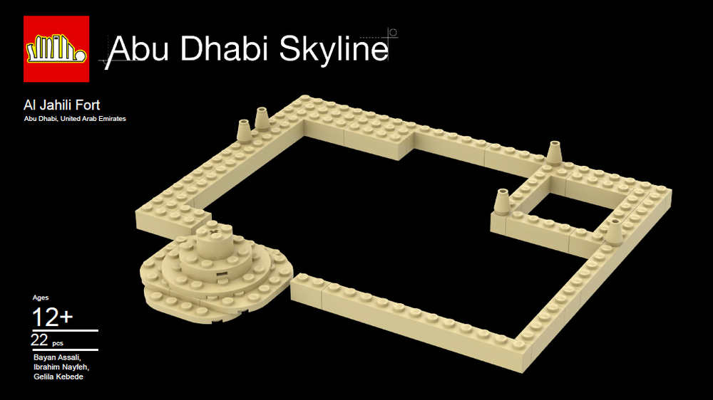 LEGO MOC Al Jahili Fort Abu Dhabi by Bonz3 | Rebrickable - Build with LEGO