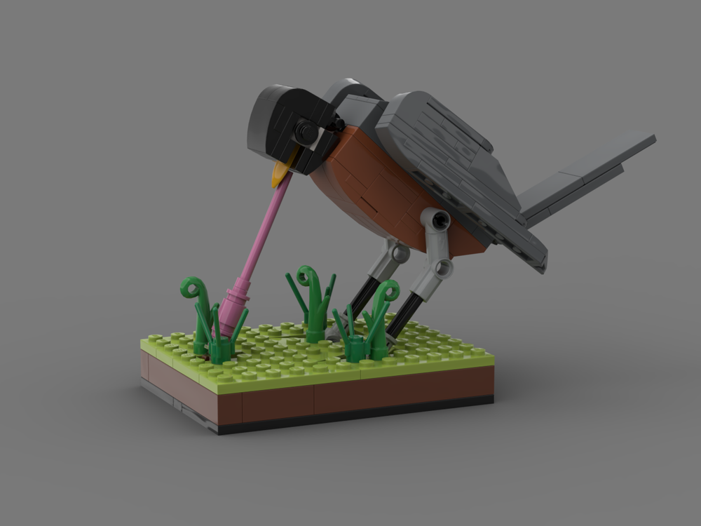 LEGO MOC American Robin by bric.ole | Rebrickable - Build with LEGO