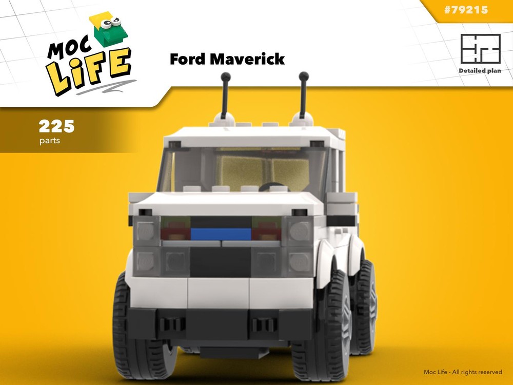 Lego Moc Ford Maverick By Moclife Rebrickable Build With Lego