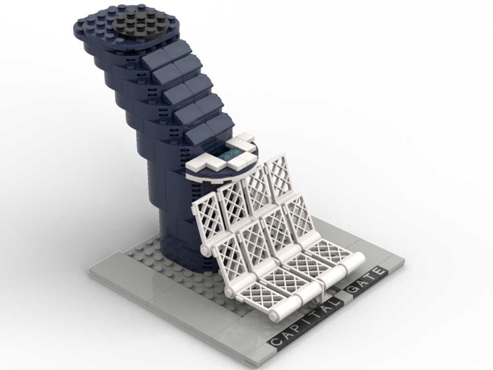 LEGO MOC Capital gate 1:1000 by med9695 | Rebrickable - Build with LEGO