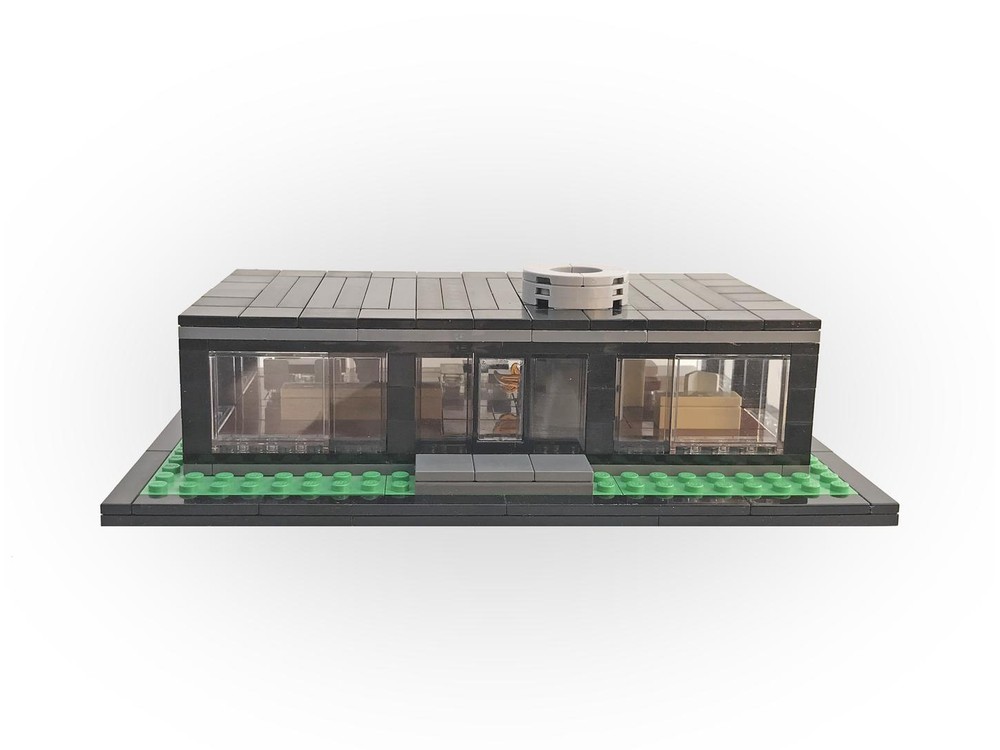 LEGO MOC The Glass House by Thomus_Bean | Rebrickable - Build with LEGO