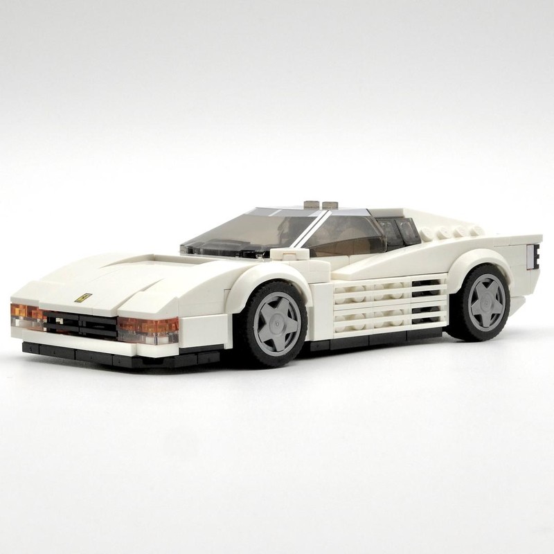 LEGO MOC Ferrari Testarossa Miami Vice white by barneius | Rebrickable ...