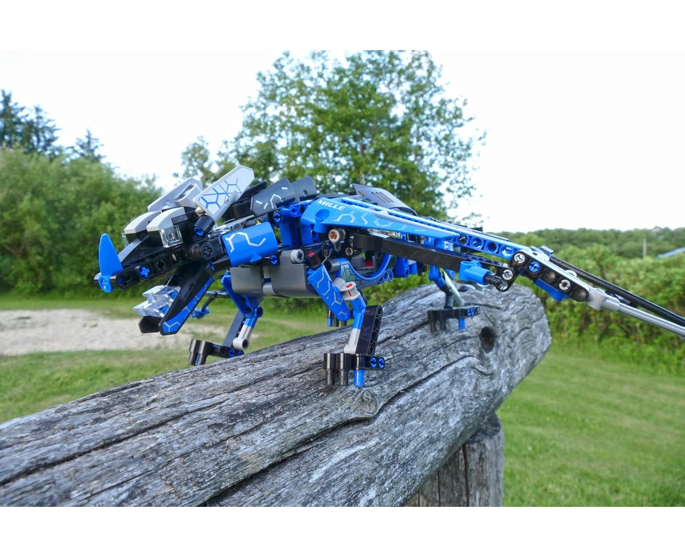 LEGO MOC Blue Dragon (42123 C-Model) by grohl | Rebrickable - Build ...