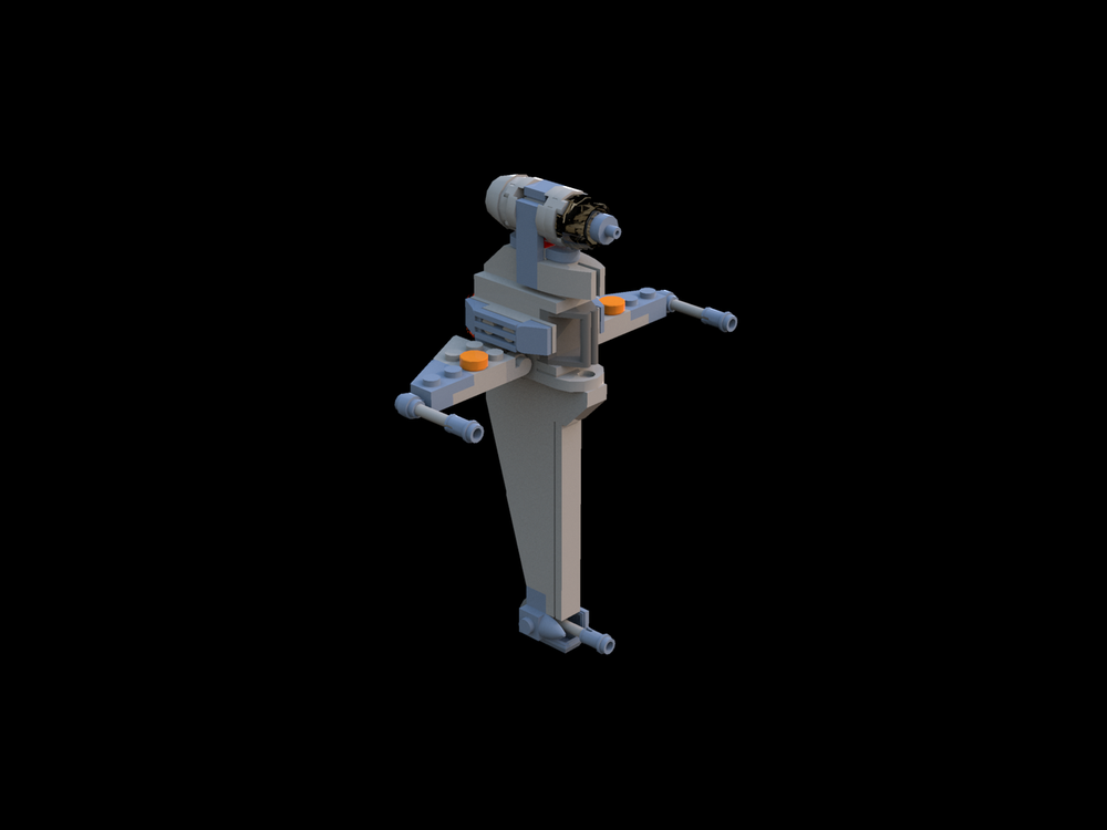 LEGO MOC Miniscale Star Wars B-wing Starfighter by Ludicolo ...