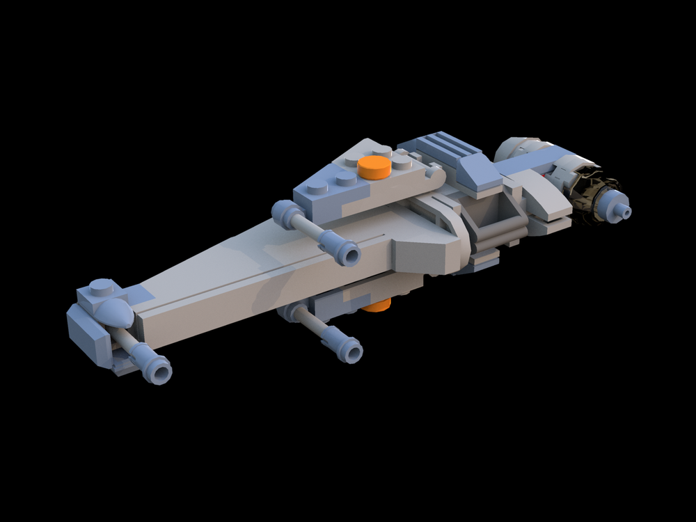 LEGO MOC Miniscale Star Wars B-wing Starfighter by Ludicolo ...