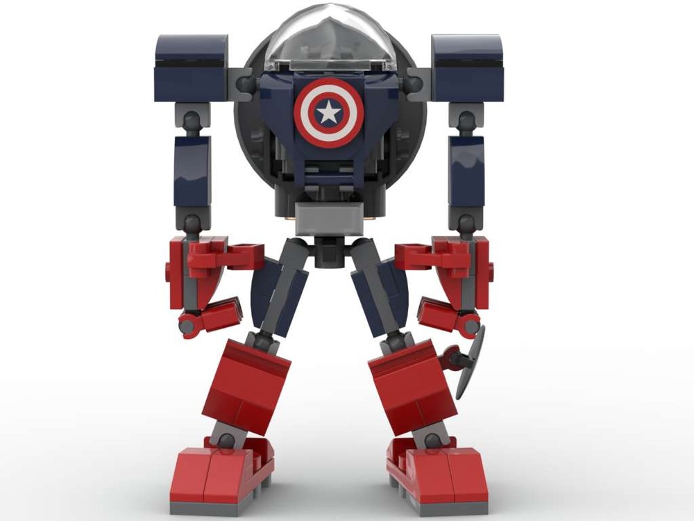 LEGO MOC Captain America Mech #1 by meregt | Rebrickable - Build with LEGO