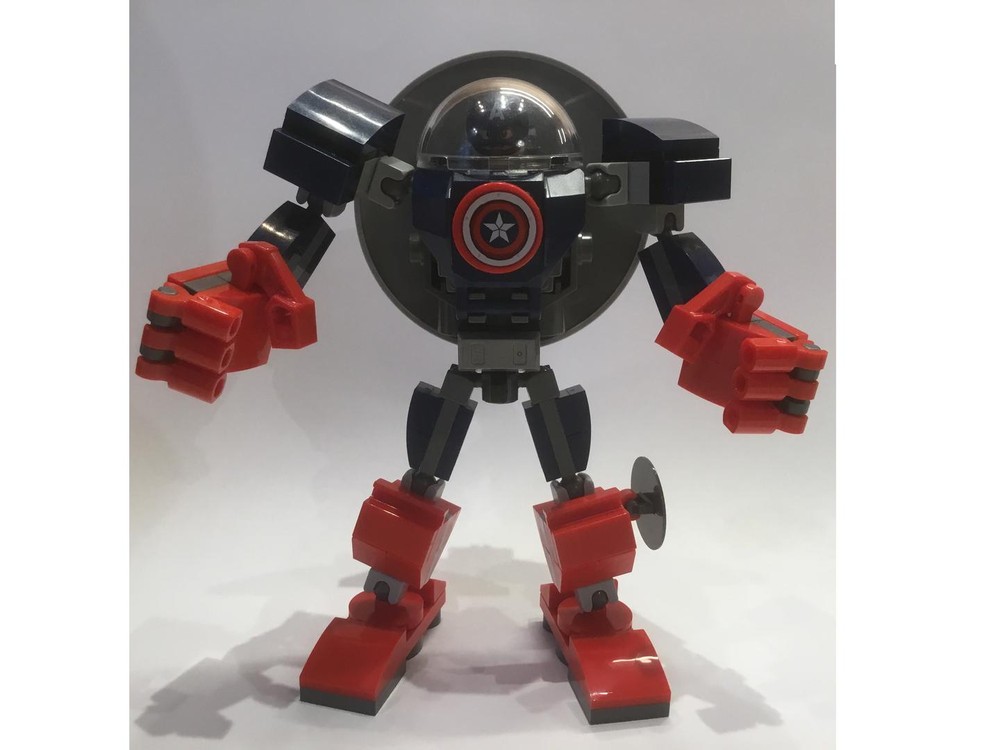 LEGO MOC Captain America Mech #1 by meregt | Rebrickable - Build with LEGO