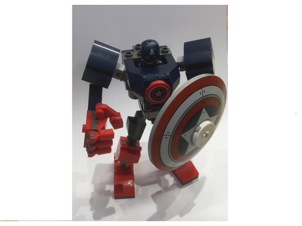 LEGO MOC Captain America Mech #1 by meregt | Rebrickable - Build with LEGO