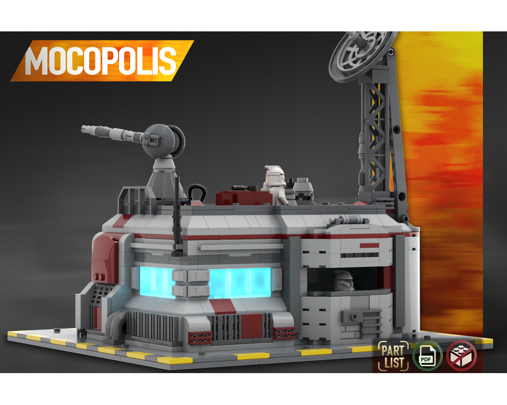 LEGO MOC SW Clone Base Outpost by MOCOPOLIS | Rebrickable - Build with LEGO
