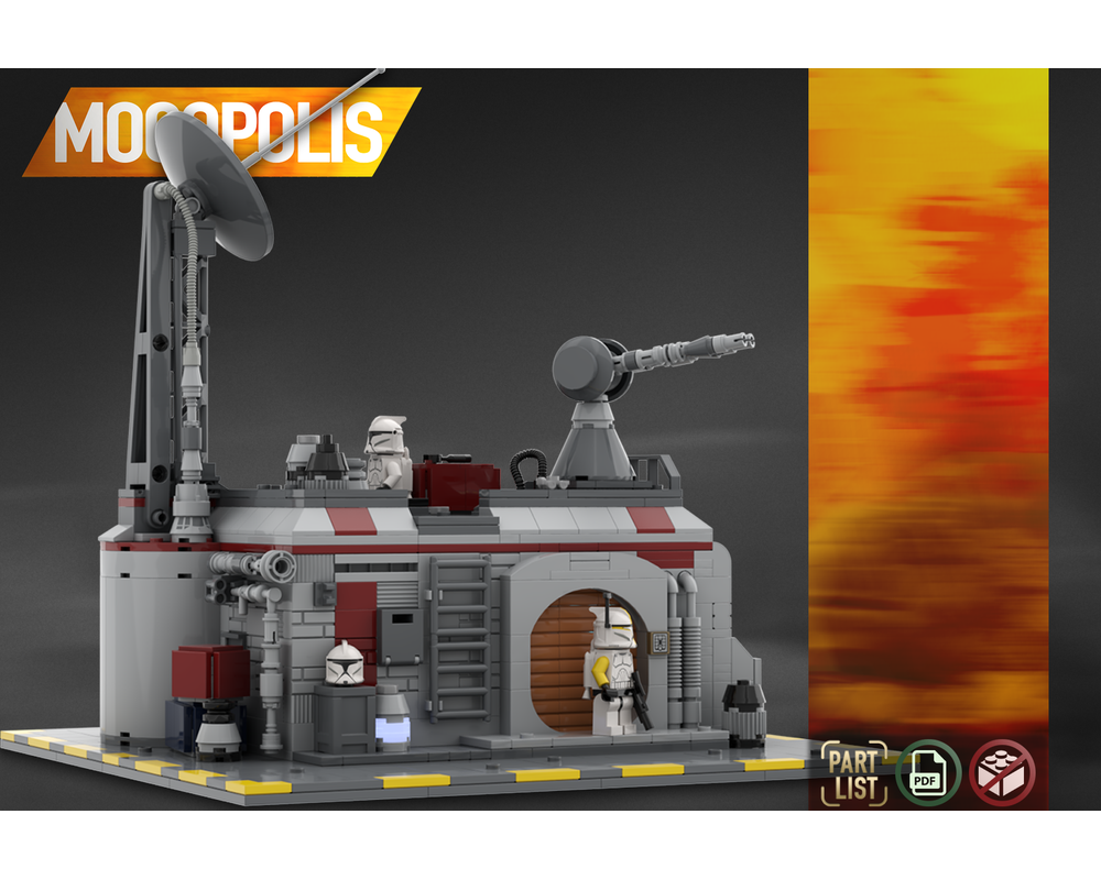 LEGO MOC SW Clone Base Outpost by MOCOPOLIS | Rebrickable - Build with LEGO