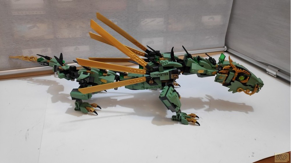LEGO MOC Green Ninja Mech Dragon Wings - 70612 Mod by vascolp ...