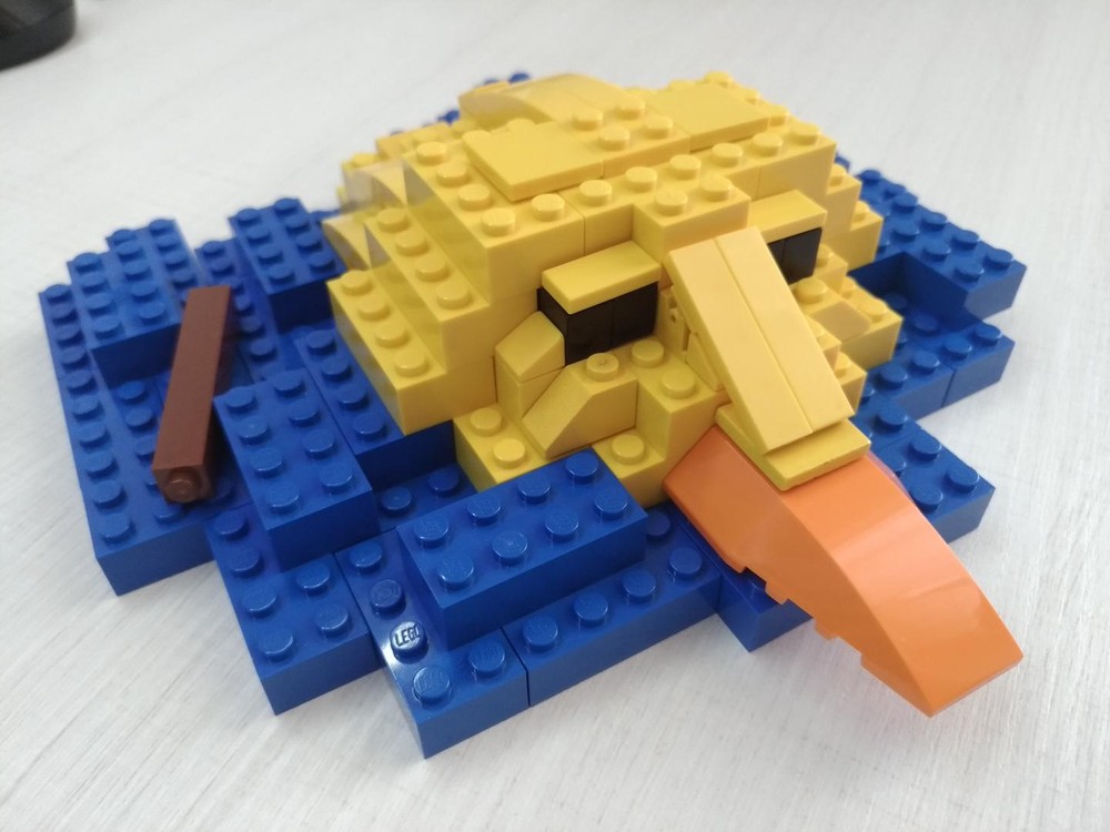 LEGO MOC Duck in the water by Four | Rebrickable - Build with LEGO