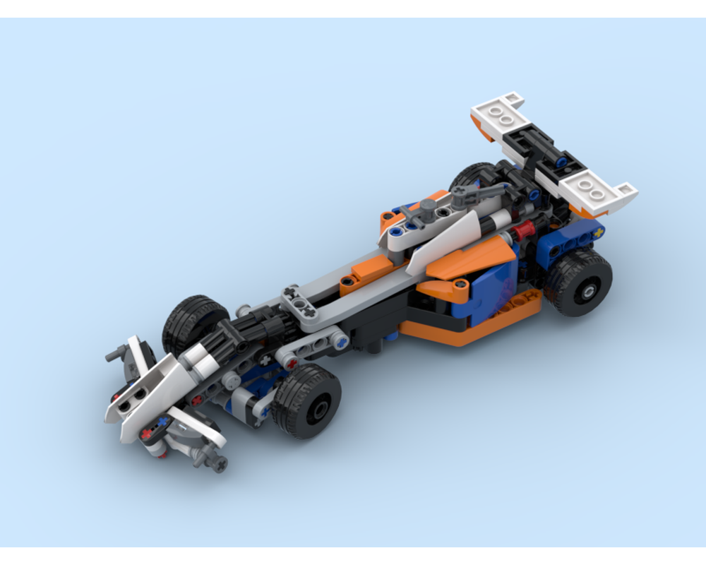 LEGO MOC Formula Race Car by Legonid | Rebrickable - Build with LEGO