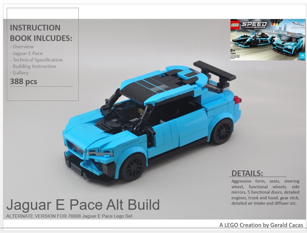 LEGO MOC Jaguar I-Pace alternate build version by geraldcacas ...