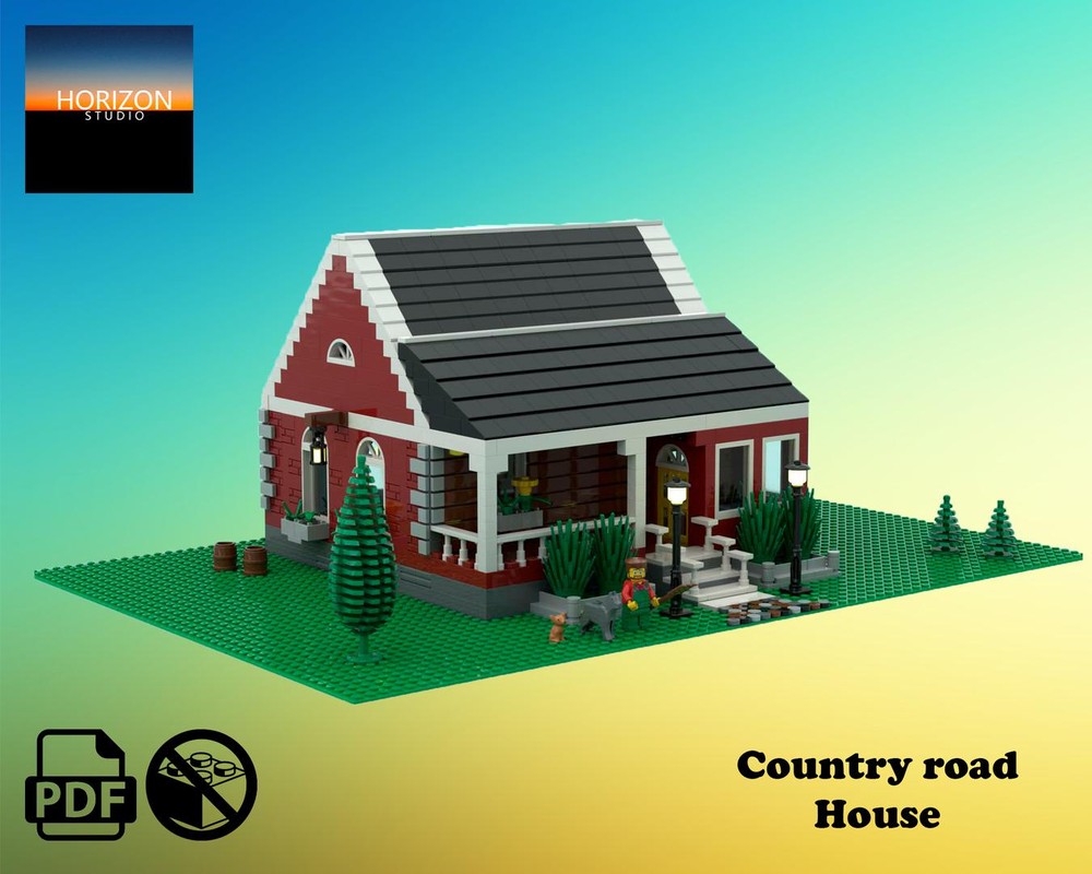 LEGO MOC Country road - House by HorizonStudio | Rebrickable - Build ...