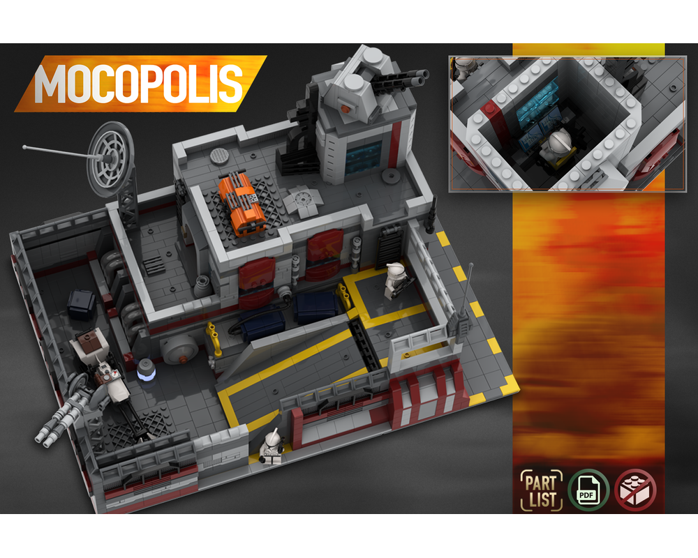 LEGO MOC SW Clone Base Command Center by MOCOPOLIS | Rebrickable ...