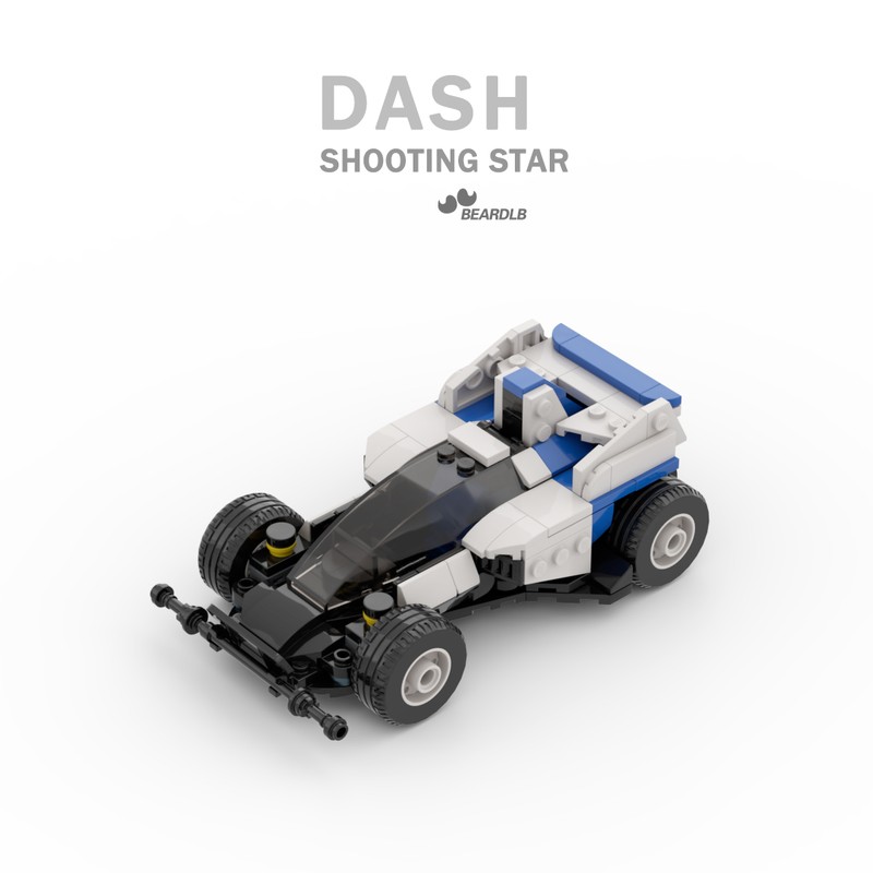 LEGO MOC-79425 DASH SHOOTING STAR 8wide speed champions by beardLB ...