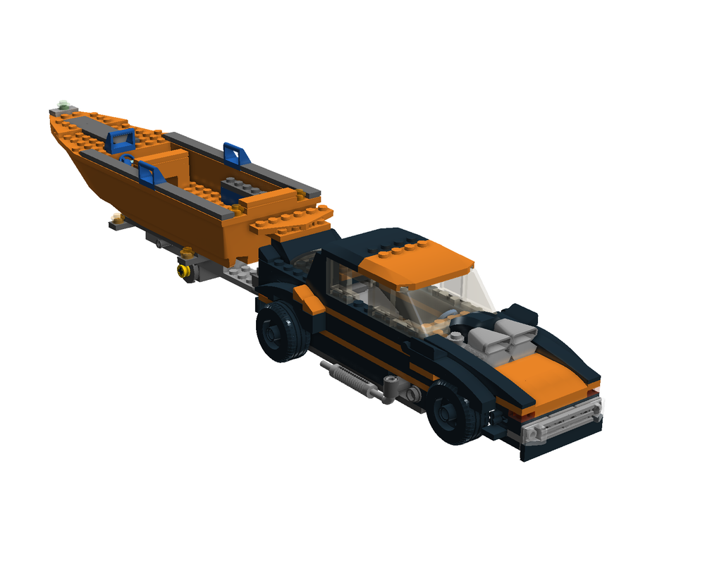 LEGO MOC Muscle Car Vacation by ebox | Rebrickable - Build with LEGO