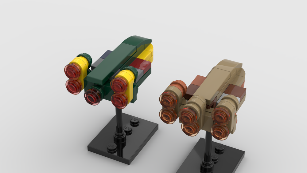 LEGO MOC 1:1455 Broken Horn and C-ROC Gozanti by Kdapt-Preacher ...