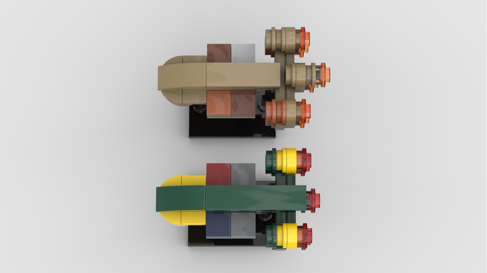 LEGO MOC 1:1455 Broken Horn and C-ROC Gozanti by Kdapt-Preacher ...