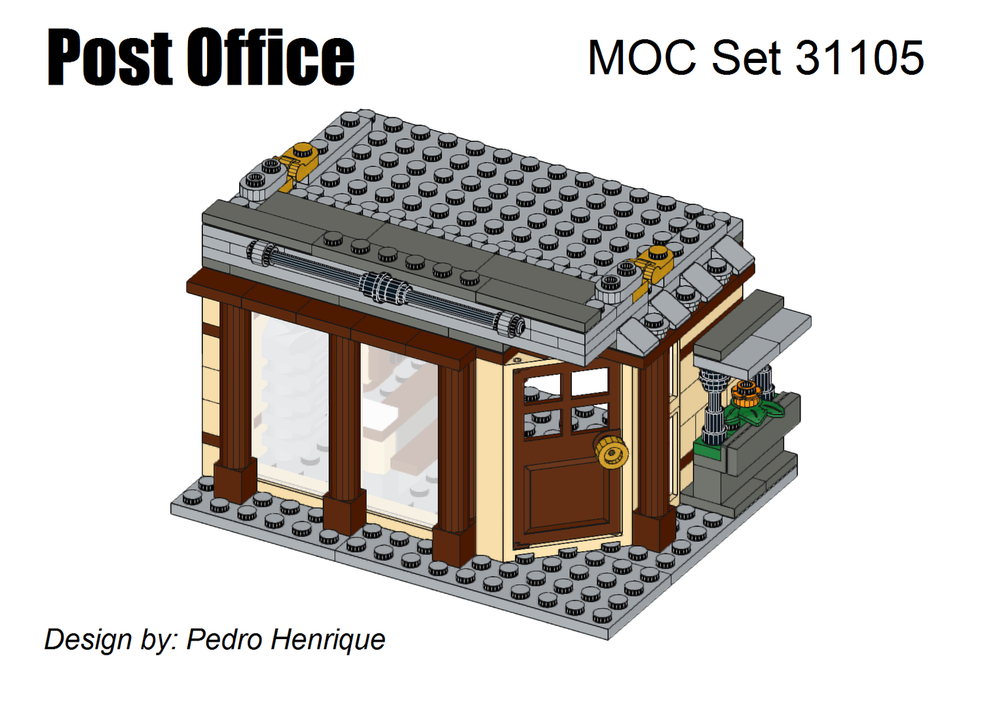LEGO MOC Post Office - MOC 31105 by Pedro_Henrique | Rebrickable ...