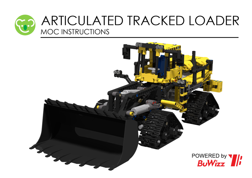 LEGO MOC Articulated Tracked Loader by Superkoala | Rebrickable - Build with LEGO