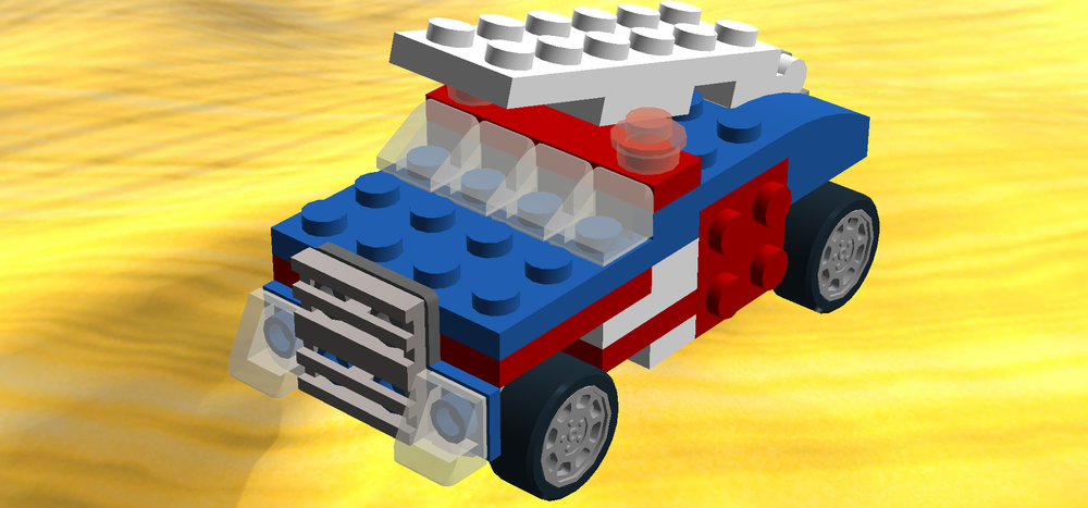 LEGO MOC 31027 Fire Truck by TeagueO | Rebrickable - Build with LEGO