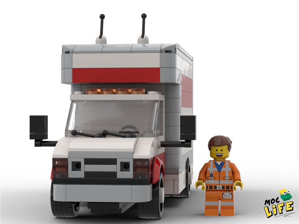 LEGO MOC Ford Econoline dually E-350 U-haul by MocLife | Rebrickable ...