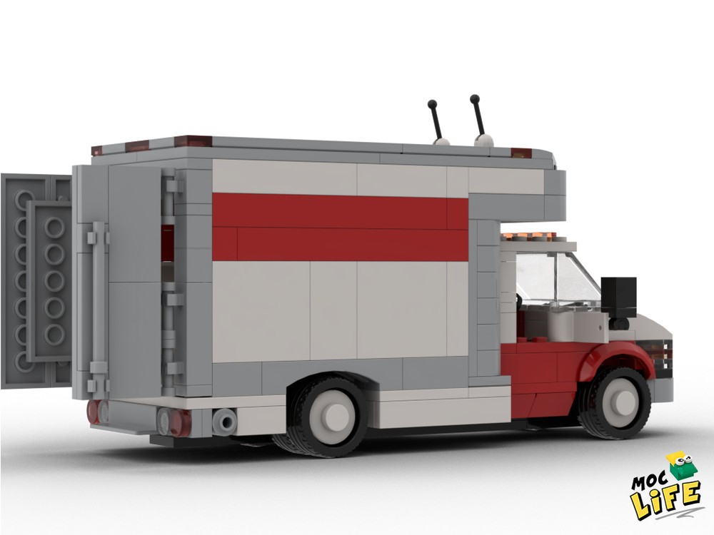 LEGO MOC Ford Econoline dually E-350 U-haul by MocLife | Rebrickable ...