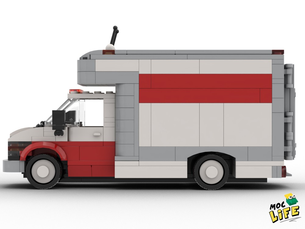 LEGO MOC Ford Econoline dually E-350 U-haul by MocLife | Rebrickable ...