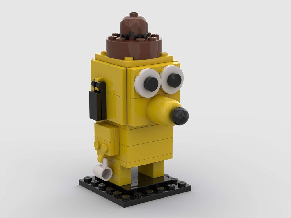 LEGO MOC Brickheadz This is fine meme by mkolar | Rebrickable - Build ...