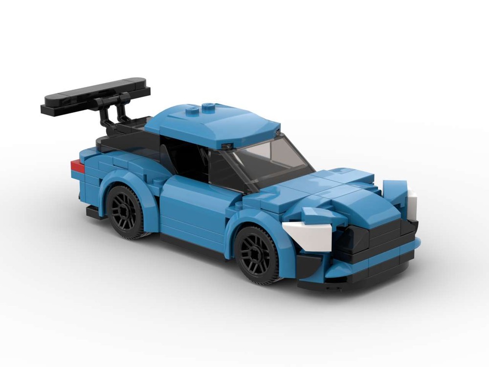 Lego Moc Blue Race Car By 20188310050269 Rebrickable Build With Lego