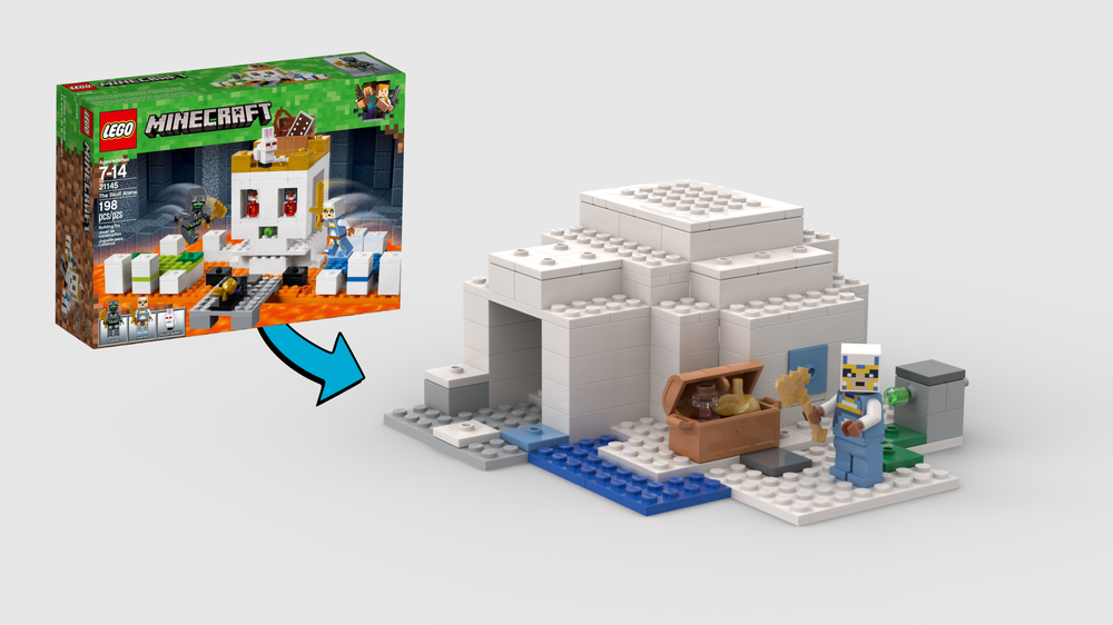 LEGO MOC Minecraft Igloo - Salvaging the Skull Arena by sebbl ...