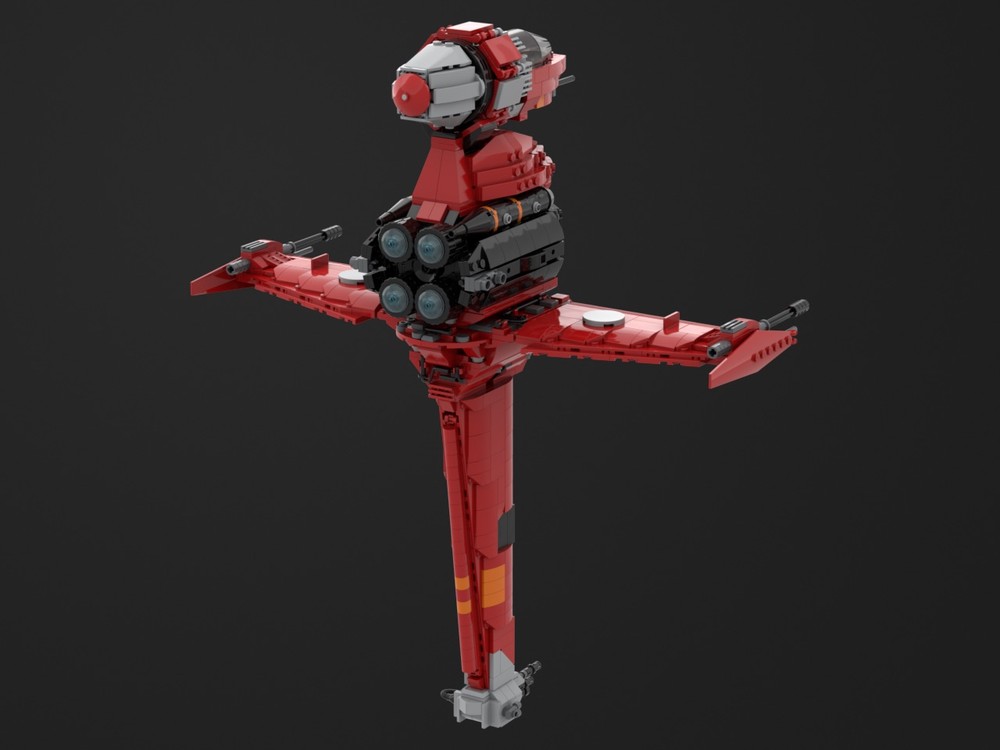 LEGO MOC Blade Wing - B-Wing Prototype by thomin | Rebrickable - Build ...