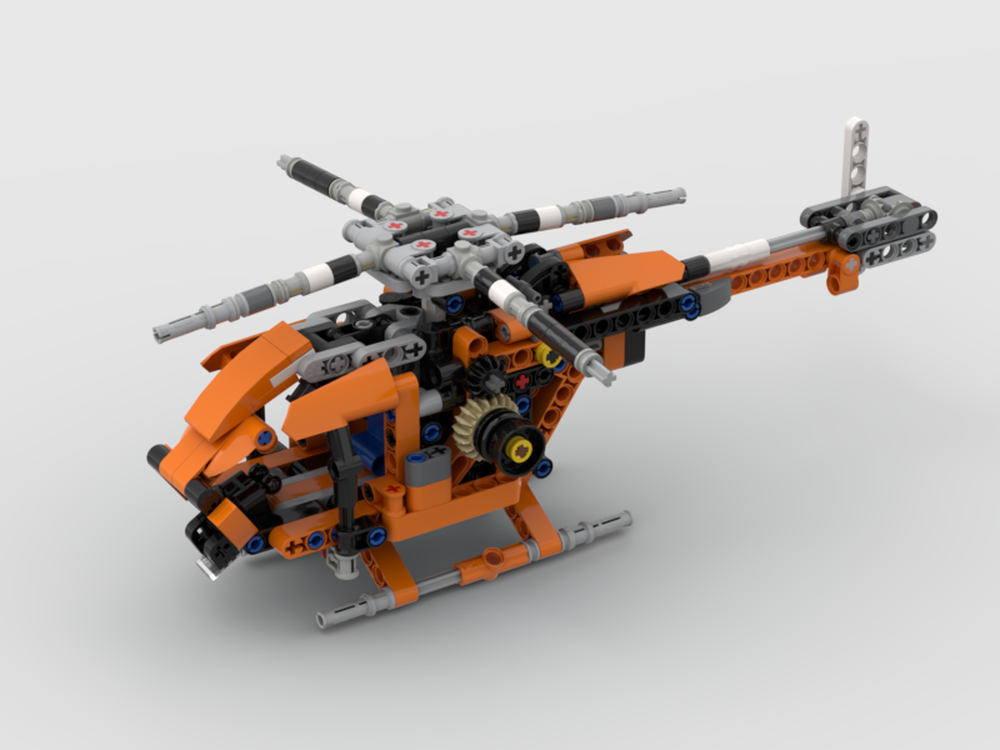 Lego Moc Helicopter By Legonid Rebrickable Build With Lego