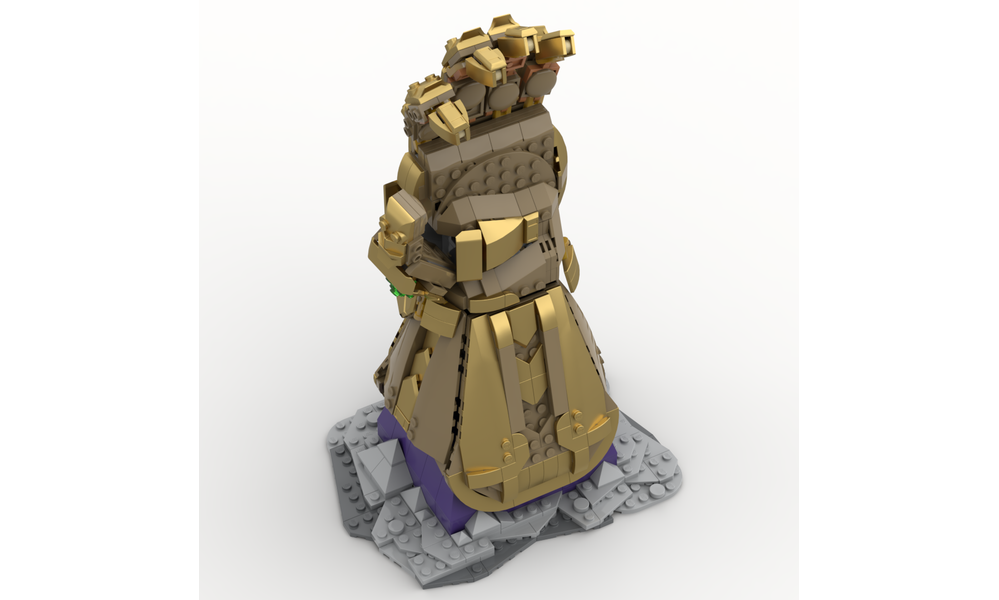 LEGO MOC Infinity Gauntlet alternative stand by Albo.Lego | Rebrickable ...